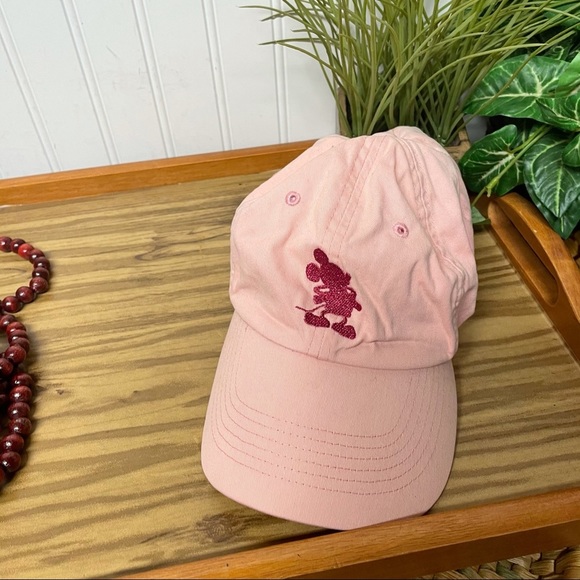 Disney | Accessories | Disneyland Resort Pink Mickey Glitter Trucker ...